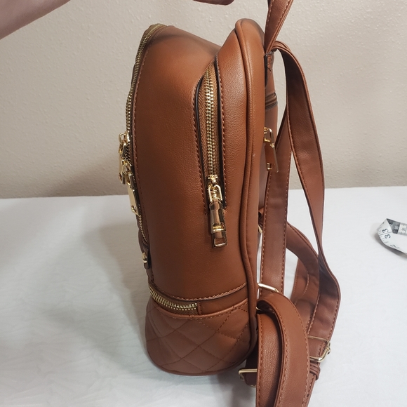 unbranded | Bags | Nwot Faux Leather Backpack | Poshmark